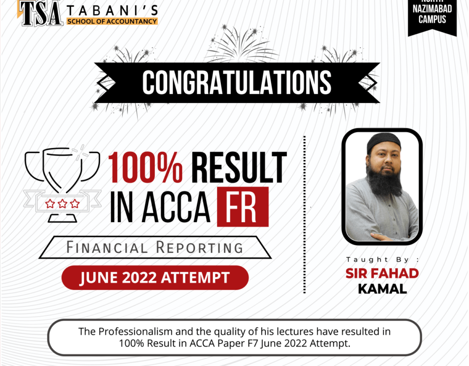 Tabani's School of Accountancy- CA | ACCA | ICMAP | CIMA | CMA