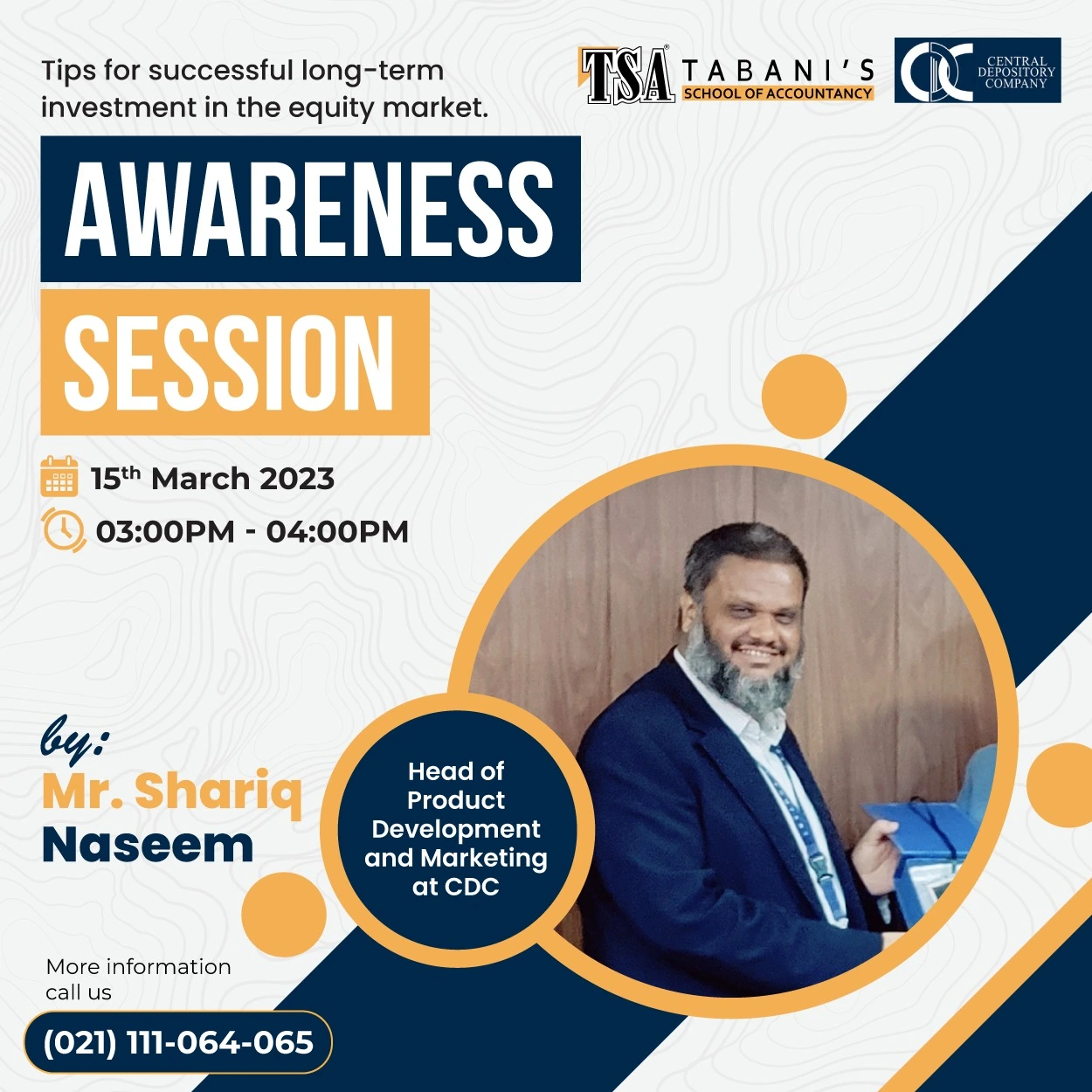 Attend awareness session - Tabani's School of Accountancy
