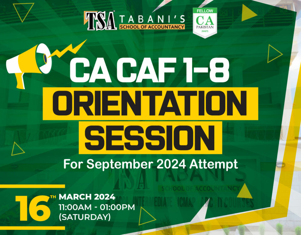 Tabani's School of Accountancy- CA | ACCA | ICMAP | CIMA | CMA