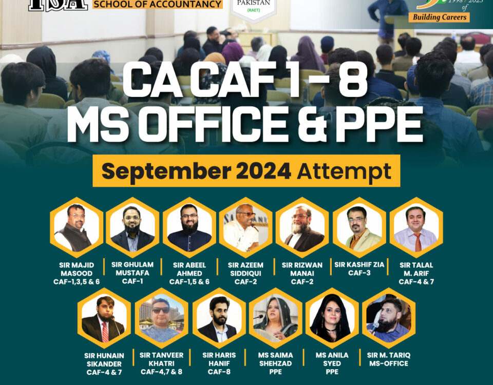 Tabani's School of Accountancy- CA | ACCA | ICMAP | CIMA | CMA