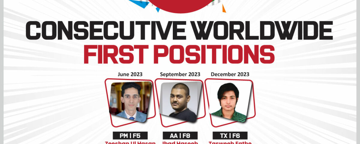 Exceptional results we have achieved on 3 consecutive occasions in the ...